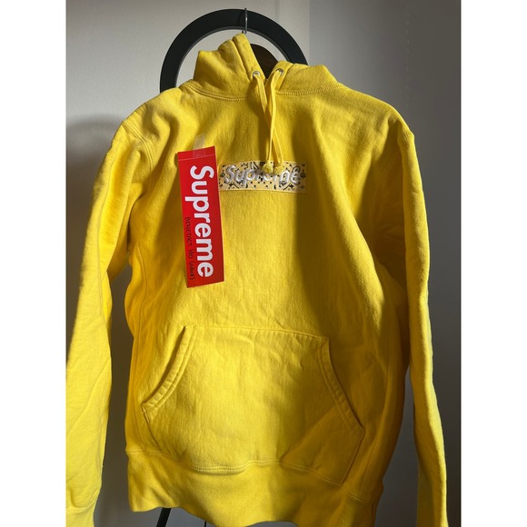 Supreme | Shirts | Supreme Yellow Bandana Box Logo Size S Small | Poshmark